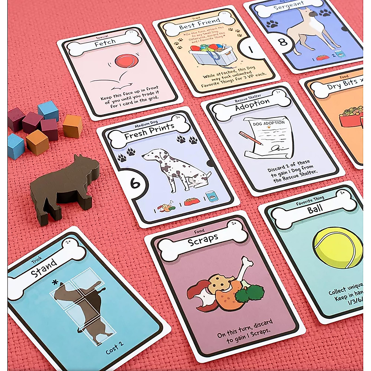 AEG Dog Lover | Family Card Drafting Set Collection Game | Rescue Beloved Dogs & Train New Tricks | 2-4 Players | Ages 10+ | 30 Minute Playtime