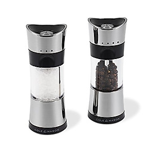 Cole & Mason Precision Horsham Inverta Salt and Pepper Mill Gift Set, Chrome, 15 cm