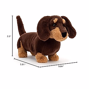 Jellycat Otto Sausage Dog Stuffed Animal, Medium 11.5 inches | Dogs and Puppies Plush Toy | Classic Children's Gift