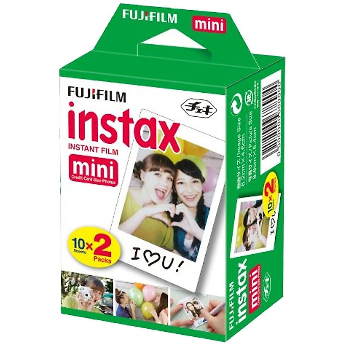 Fujifilm Instax Mini 40 Instant Camera with Fuji Instax Twin Pack Mini Film 60 Exposures, Album + Stickers + Frames