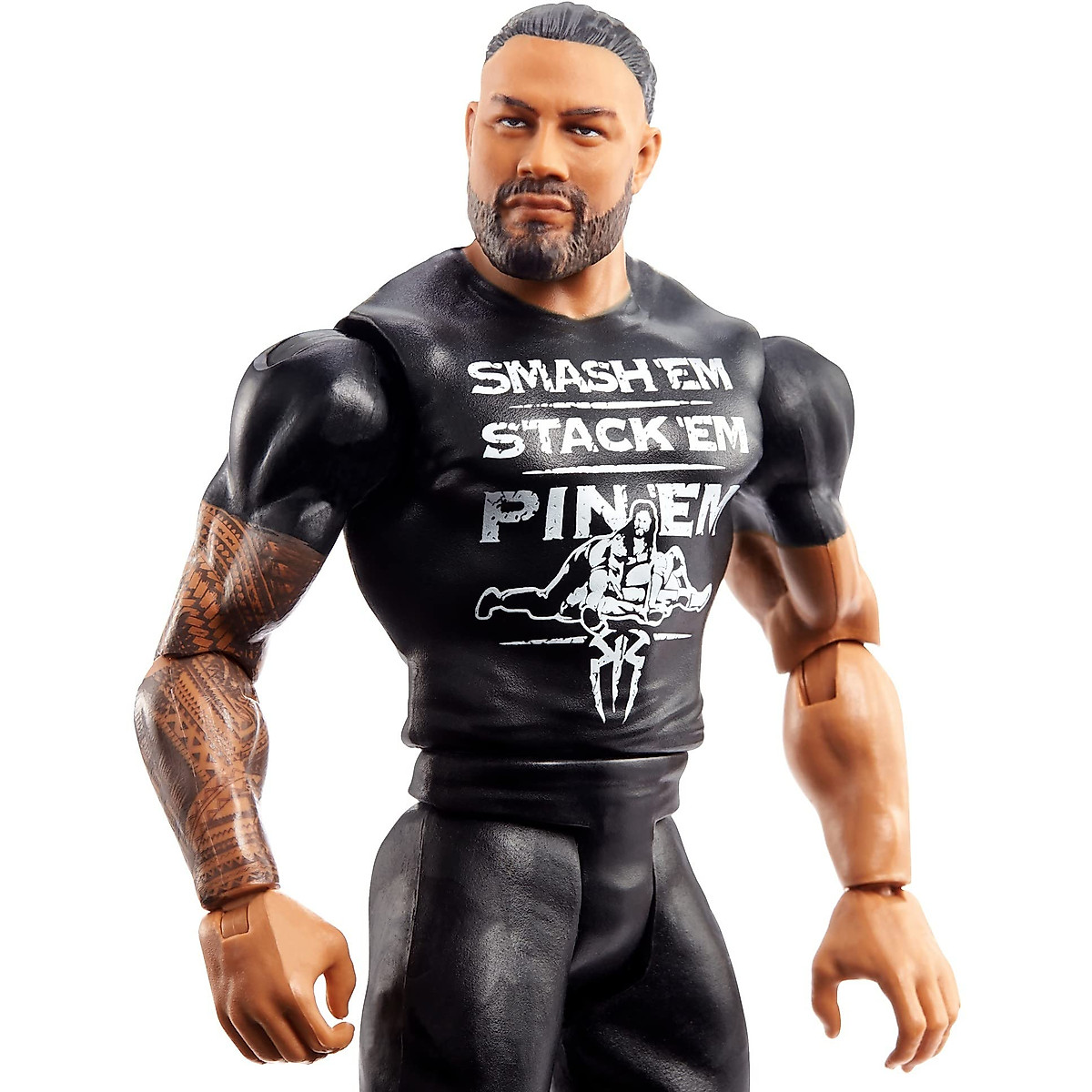 WWE Basic Roman Reigns Action Figure, Posable 6-inch Collectible for Ages 6 Years Old & Up​​