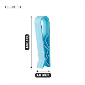 Trash Bag Clips 4 Pcs - Fixation Trash Bag Holder for Trash Can - Anti-Slip Garbage Can Clips Plastic for Kitchen, Washroom