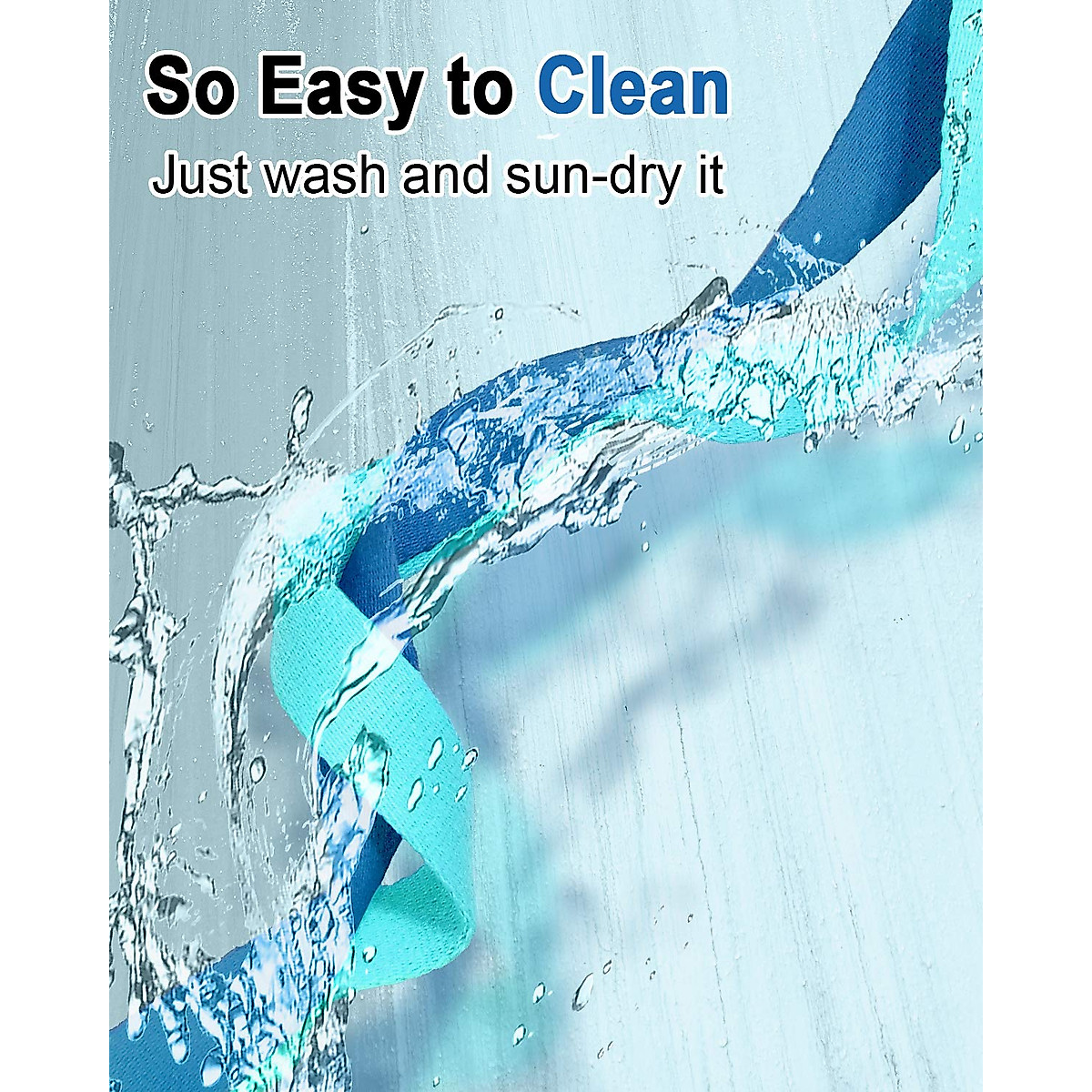 Tumaz Stretching Strap - 10 Loops & Non-Elastic Yoga Strap - The Perfect Home Workout Stretch Strap for Physical Therapy, Yoga, Pilates, Flexibility - [Extra Thick, Durable, Soft]