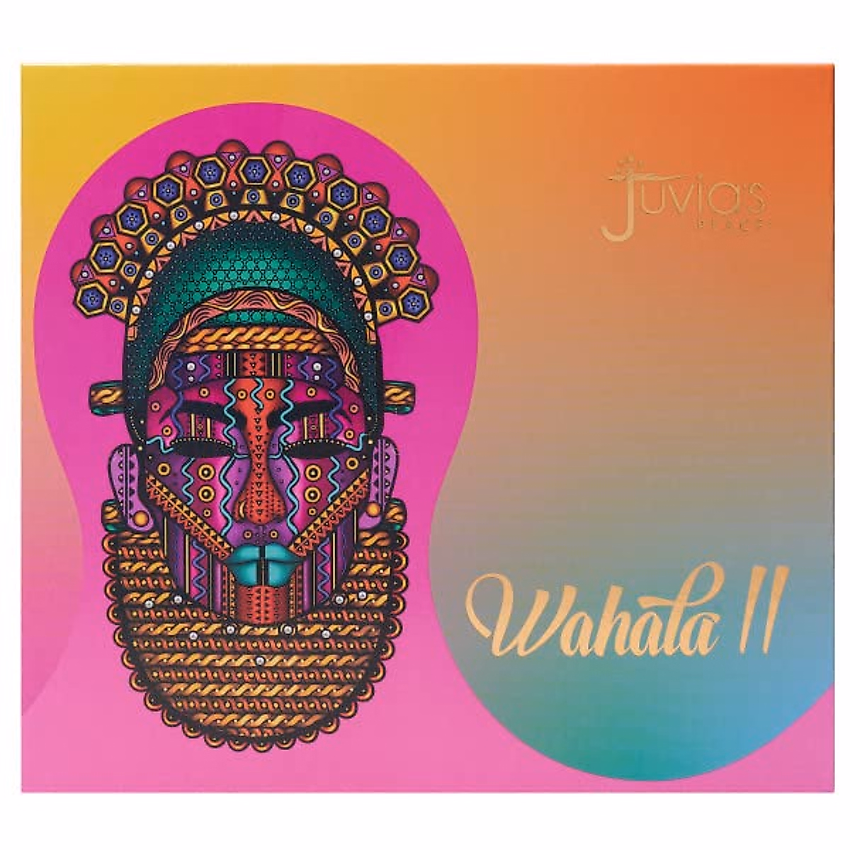 Juvia's Place Palette Wahala 2 - Ice Cold, Periwinkle, Cobalt Blue, Aquamarine, Orange, Pink Palette, 30 Shades, Professional Eye Makeup, Pigmented Palette for Eye Color & Shine