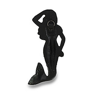 Goddess of the Sea Cast Iron Mermaid Wall Hook