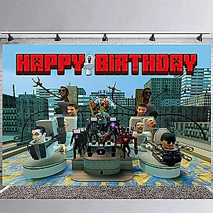 𝓢𝓴𝓲𝓫𝓲𝓭𝓲 𝓣𝓸𝓲𝓵𝓮𝓽 Birthday Party Backdrop,𝓢𝓴𝓲𝓫𝓲𝓭𝓲 𝓣𝓸𝓲𝓵𝓮𝓽 Birthday Party Decoration, 𝓢𝓴𝓲𝓫𝓲𝓭𝓲 Theme Birthday Banner Shoot