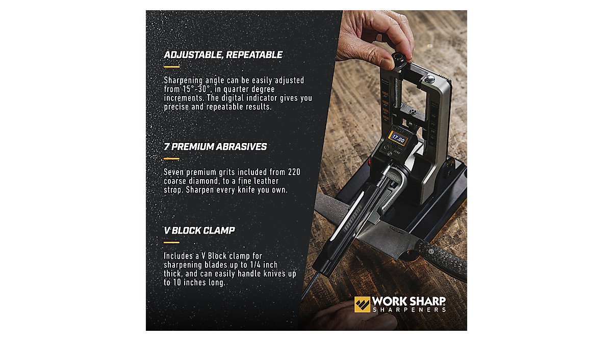 Work Sharp Precision Knife Sharpener with Adjustable Angles ...