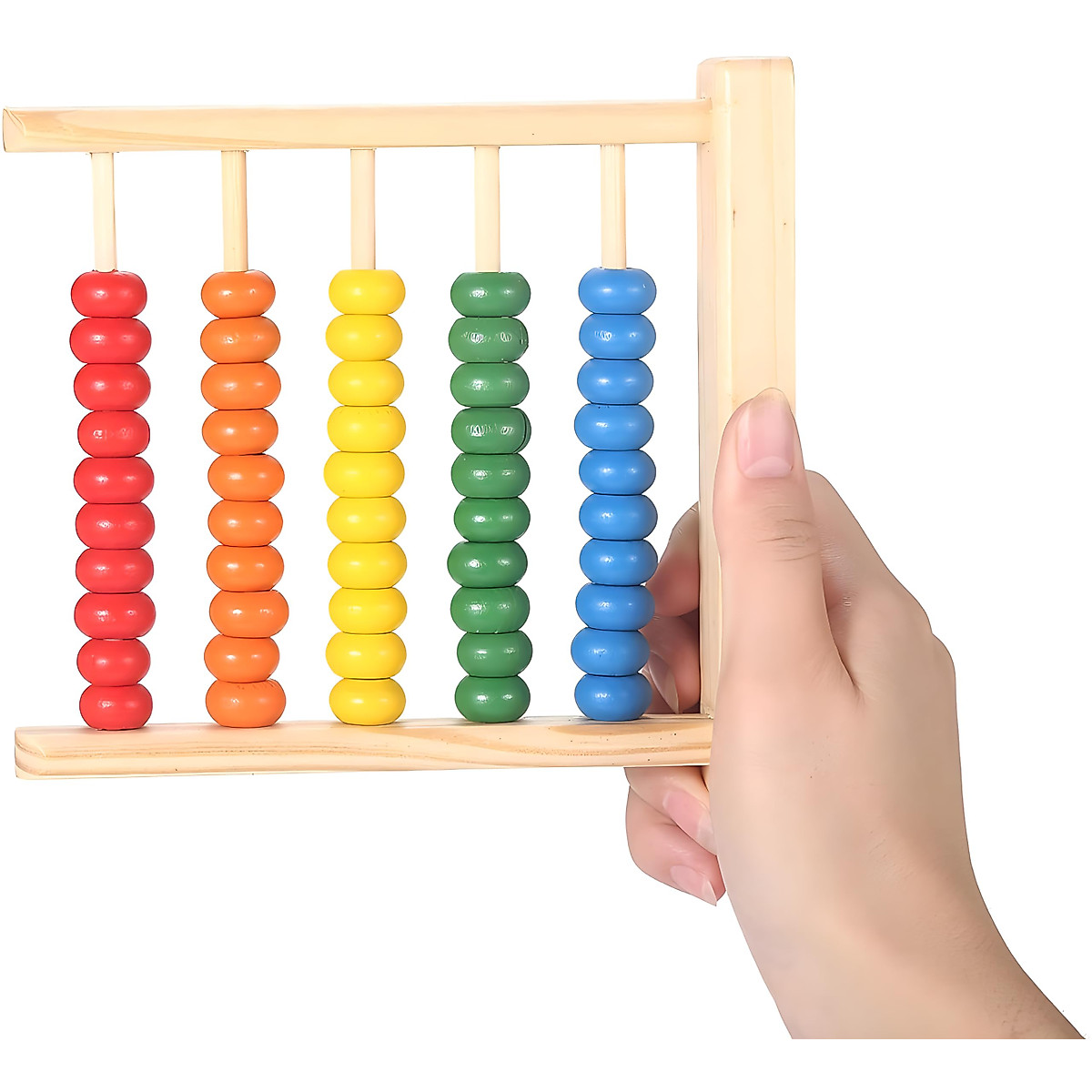 MAGIKON Miniature Counting Frame,5 Rows,Learning Mathematics Abacus