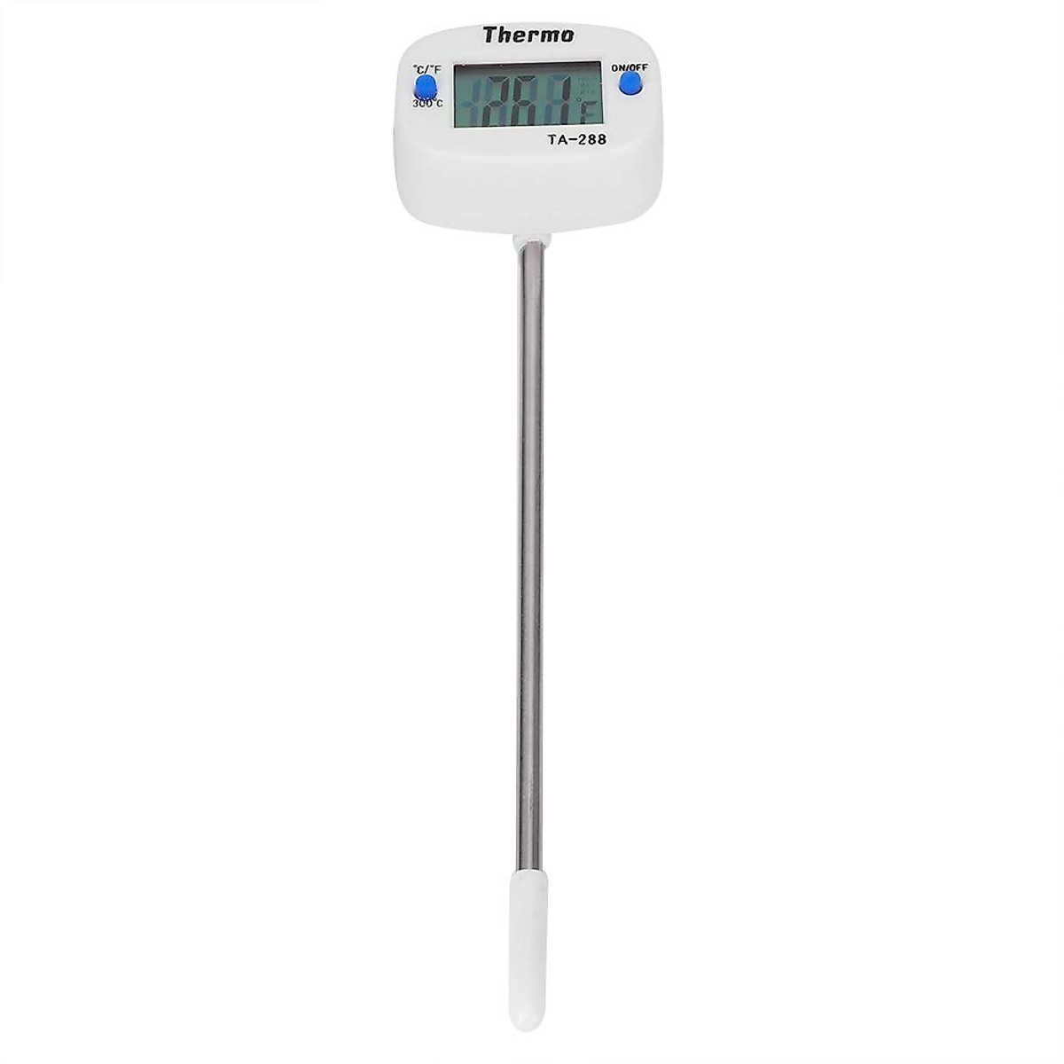 2Pcs Food Cooking Thermometer TA288 Long Probe Digital Meat Temperature Measuring Device for Kitchen BBQ and Grill, -50-300℃