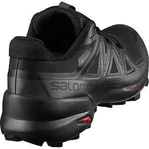 Salomon Speedcross 5 Gore-tex Trail Running Shoes for Men, Black/Black/Phantom, 10