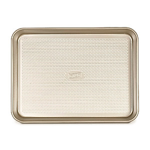 Glad Baking Pan Nonstick - Oblong Metal Dish for Cake and Lasagna - Heavy Duty Carbon Steel Bakeware, Medium