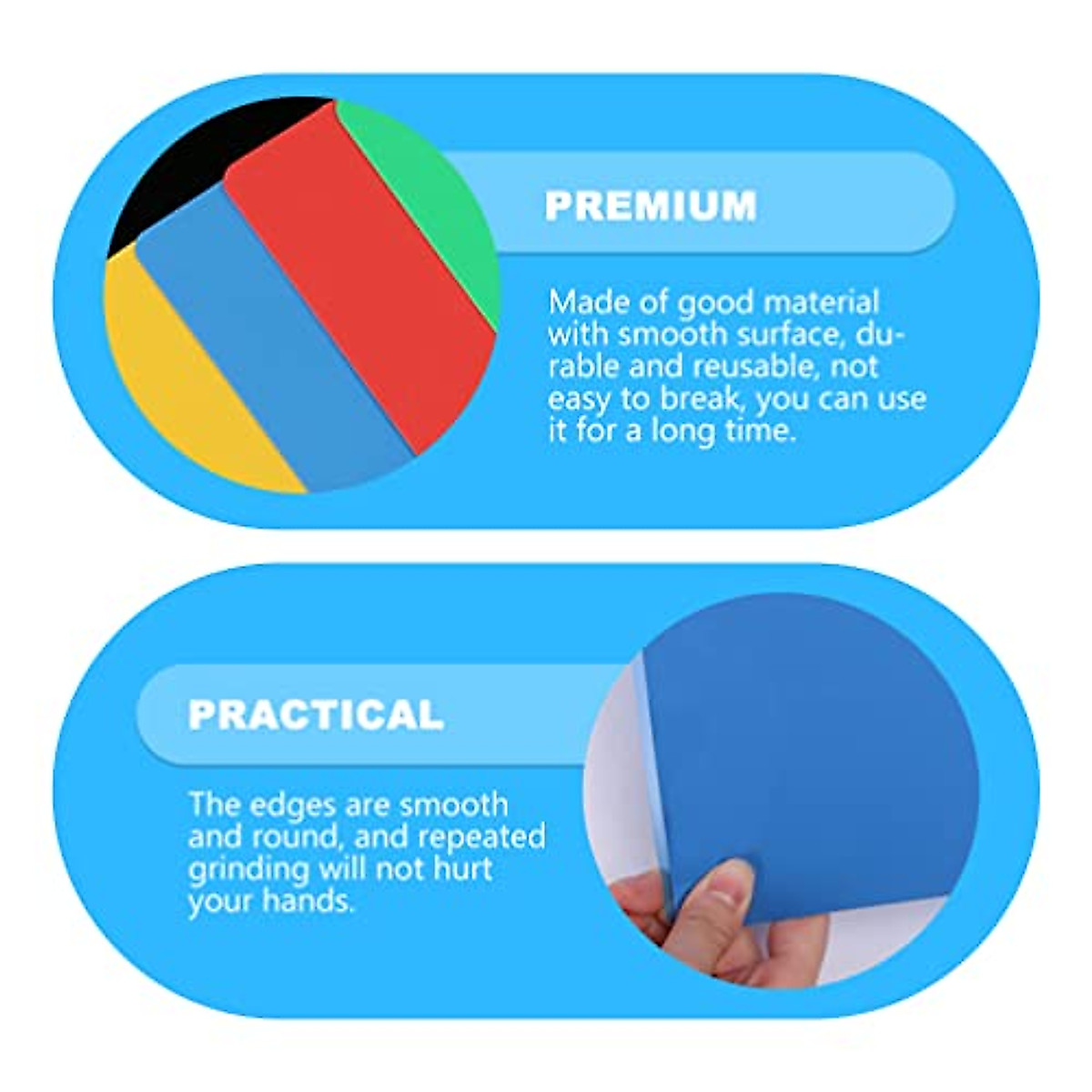 NUOBESTY Notepad Desk Accessories Tabletop Accessories Desk Pad Non Boards: 10pcs Office Desk Writing Mat for Desktop Writing Exam Boards Random Color Style 2 Desk Desk Computer