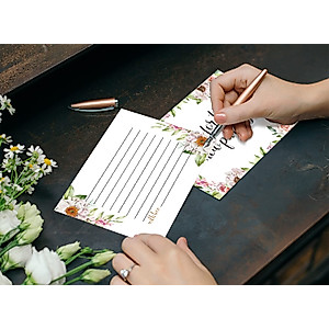 Toctose Advice for New Parents, Parenting Advice Card, Baby Shower Party, Tips for the Parents To Be，Includes a 5x7 Standing Sign and 25 4x6 Advice Cards(JYC033)