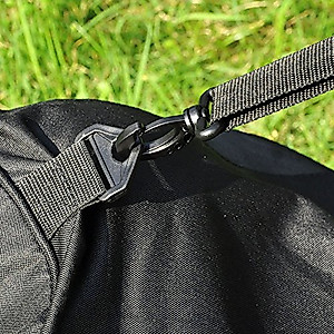 Eco Walker Ball Bag Large Capacity (Holds 16 Soccer Balls) Heavy Duty Mesh Drawstring with Adjustable Shoulder Strap and Thick Handle