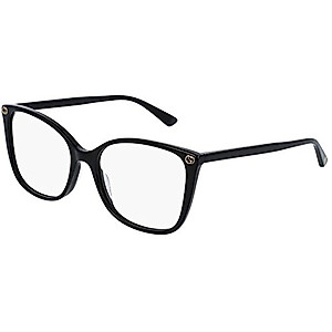 Eyeglasses Gucci GG 0026 O- 001 BLACK /, 53-17-140