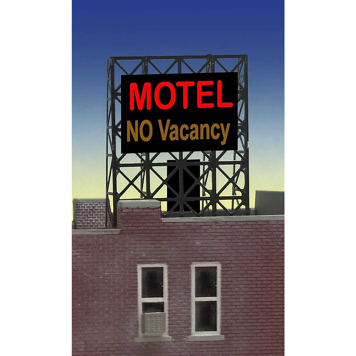 33-8975 N & A Motel No Vacancy Animated neon Billboard by Miller Signs