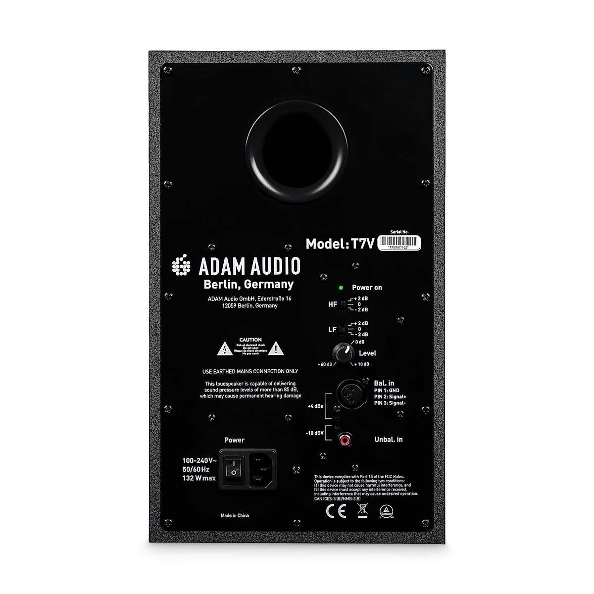 ADAM Audio T7V Studio Monitor for recording, mixing and mastering, Studio Quality Sound (Single)