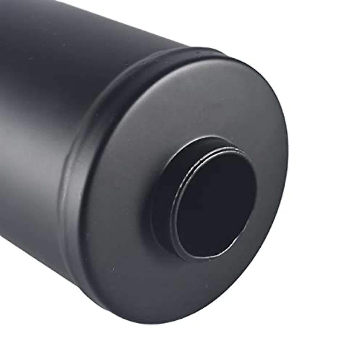 Exhaust with Muffler For Coleman Powersports CT200U BT200X KT196 RB200 MB200,For Predator 212cc 196cc/6.5HP Go Kart and Gas Mini Bike Black