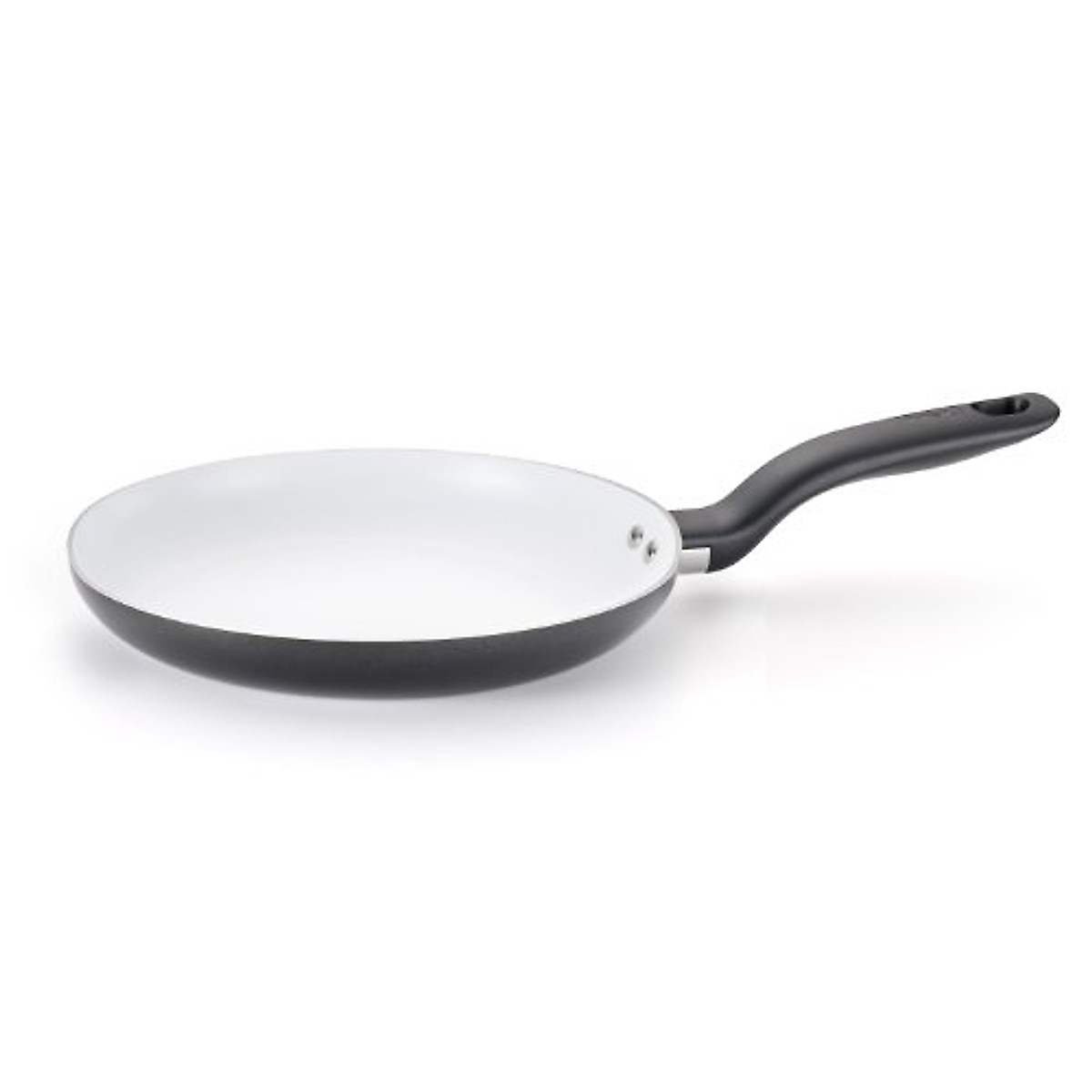 T-fal Initiatives Ceramic Nonstick Fry Pan 12 Inch Oven Safe 350F Pots and Pans Black