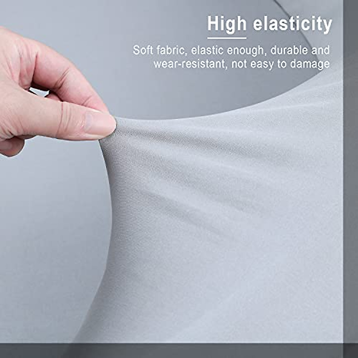 TRENDBOX Ball Pit Cover 35.4 x 11.8 for Sponge Round Ball Pool NOT Include Sponge - Light Gray - Cover Only