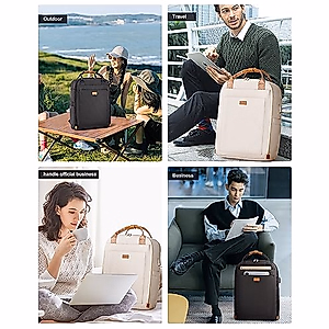 UPPACK Travel Backpack for Women Men Carry on Backpack for Airplanes Large Hiking Back Pack Black Personal Item Backpack Suitcase Overnight Backpack Laptop Backpack 15.6 Inch