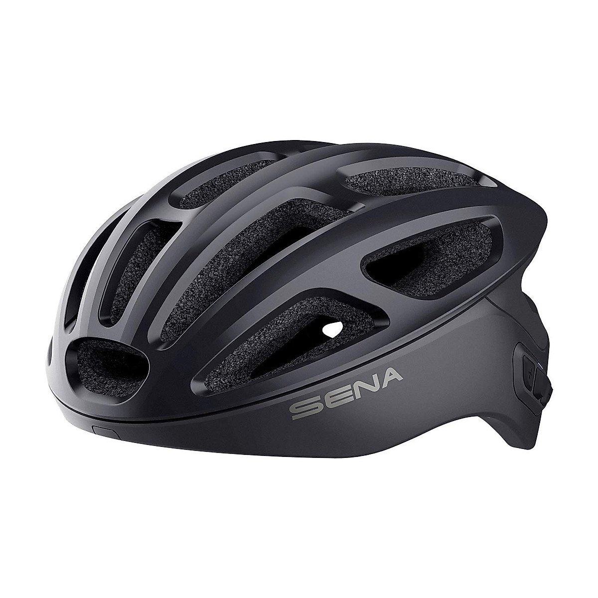 Sena R1 Smart Communications Helmet (Matte Black, Medium)