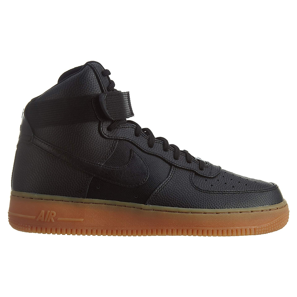 NIKE Air Force 1 Hi Women US 12 Black Basketball Shoe