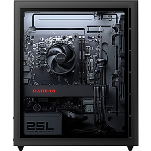 HP OMEN Gaming Premium Desktop | AMD Ryzen 5 5600G 6-Core Upto 3.9GHz 32GB RAM 1TB SSD Radeon RX 6600XT Windows 11 Home Keyboard and Mouse with Pad Bundle Black