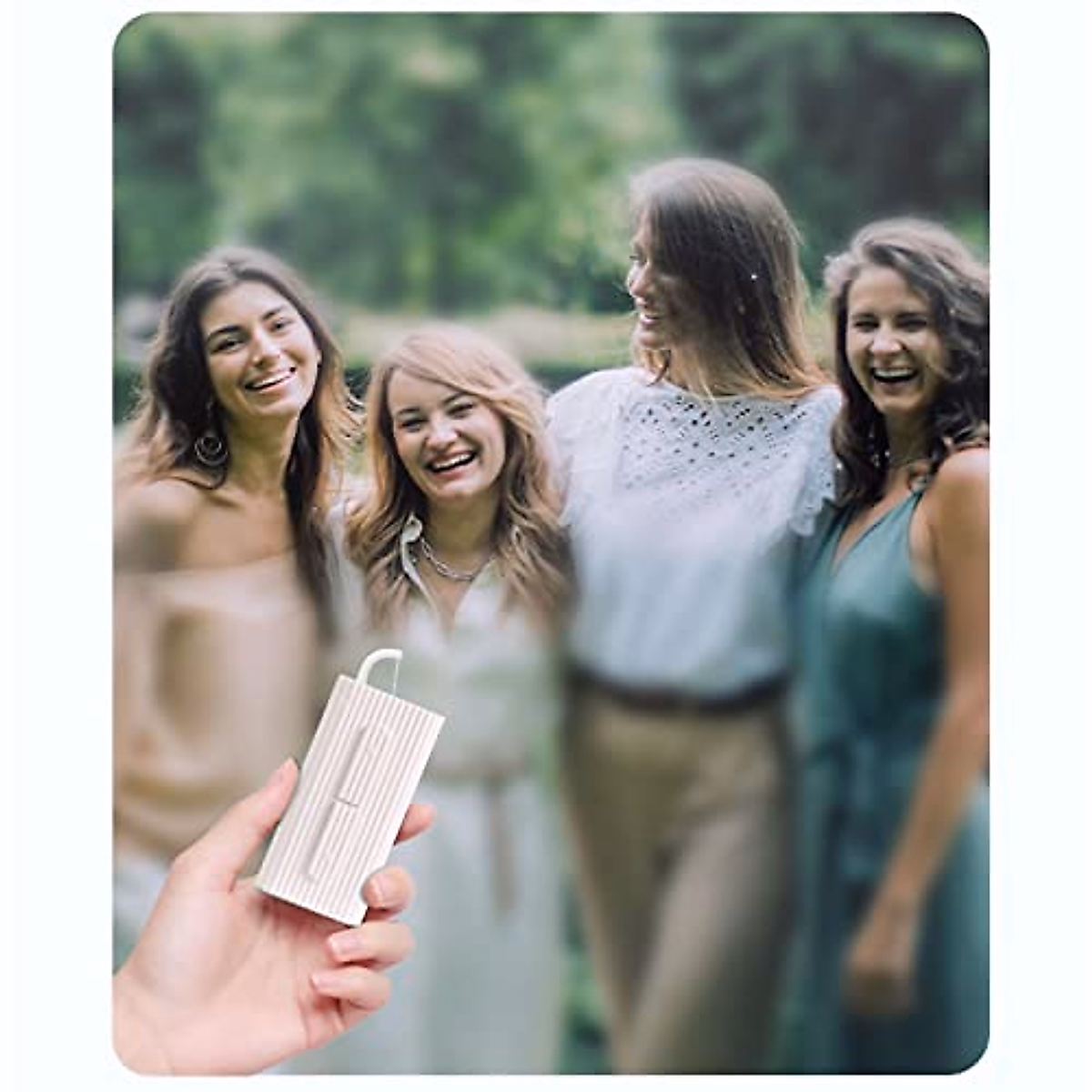 White Dental Floss Portable Case, Storage 10 Picks Adult Floss in Box. The Best Tool for Cleaning Teeth and Oral Care. Portable Travel Floss is Perfect for Dinners,Dating,Travel,Hotels.(White)