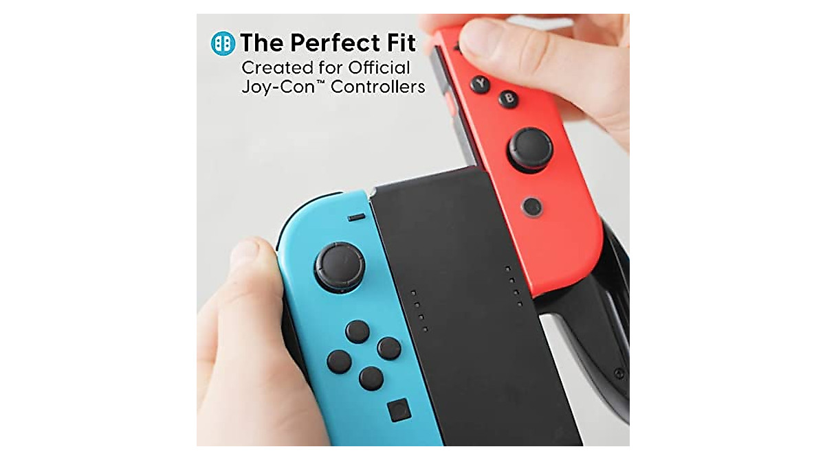 TALK WORKS Joy-Con Grip for Nintendo Switch - Enhance Comfort