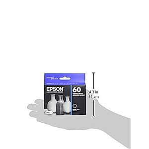 EPSON T060 DURABrite Ultra -Ink Standard Capacity Black -Cartridge (T060120-S) for select Epson Stylus Printers