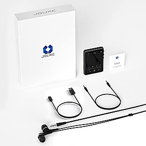 32G MP3 Player Bluetooth 5.0, Full Touch Screen HiFi Lossless MP3 Music Player, Line-in Speaker, with line Recorder, FM Radio, Support up to 128 GB (Black)