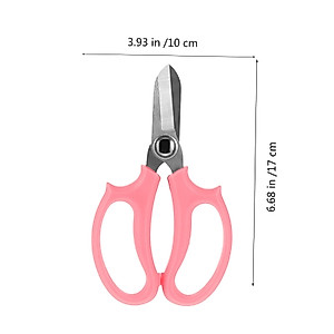 TEHAUX 2 Pcs Cutting Shears Floral Shears Garden Scissor Plant Shear Pole Pruning Shear Trimming Shear Florist Scissor Branch Cutter Loppers Grafting Scissors Stainless Steel Pp Plastic
