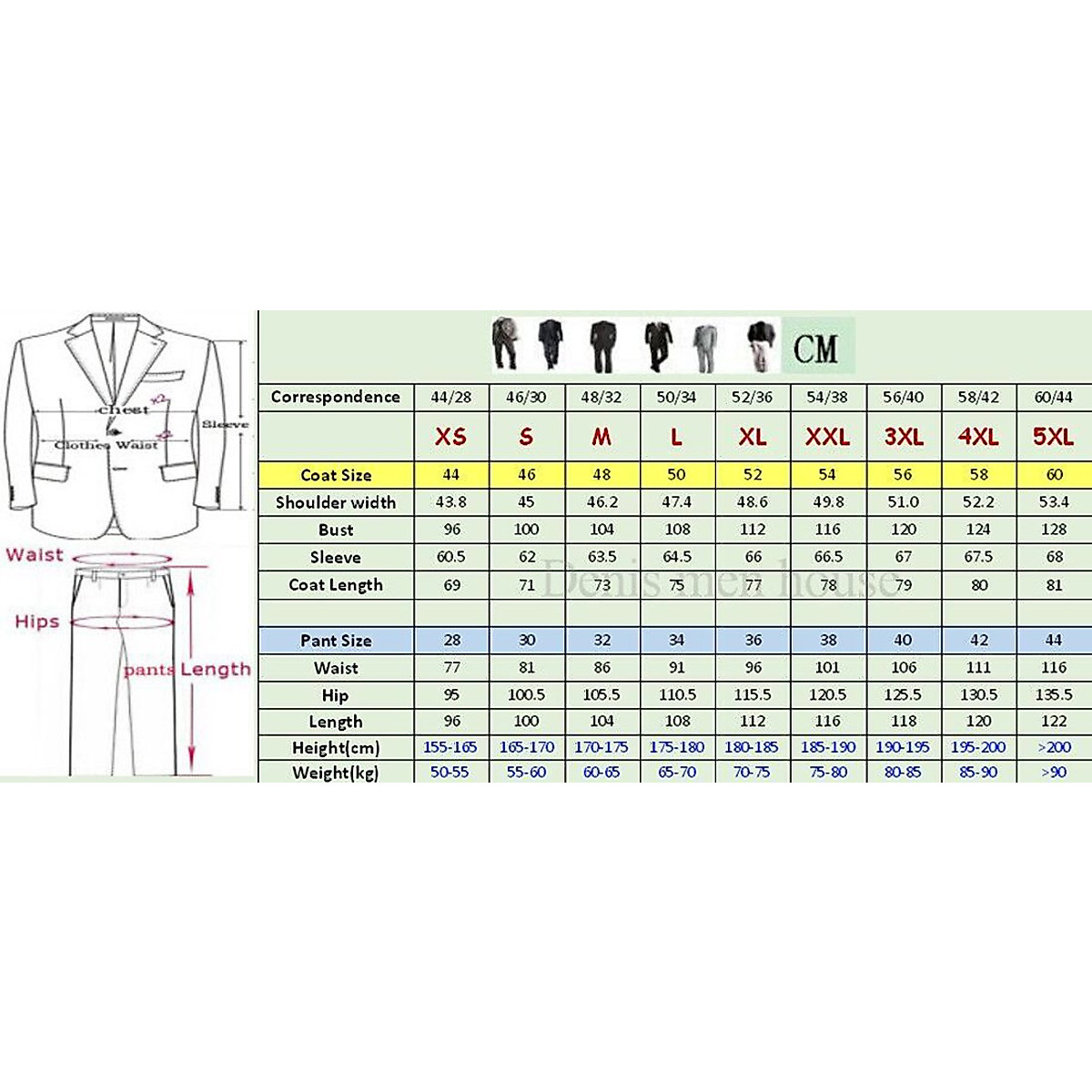 LYXP Men's Handsome 3 Pieces Tailcoat Suit Set Business Suit for Men Wedding Prom Special Occasion Tux Navy blue-3XL