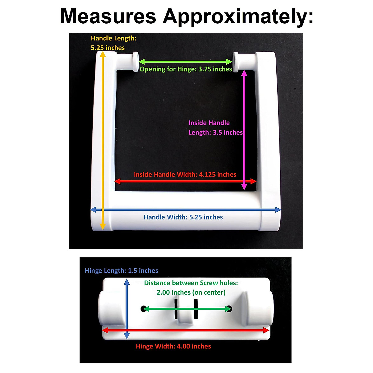 JSP Manufacturing White Aftermarket Plastic Igloo Cooler Replacement Handles for 25-72 qt Coolers 21023 (1)