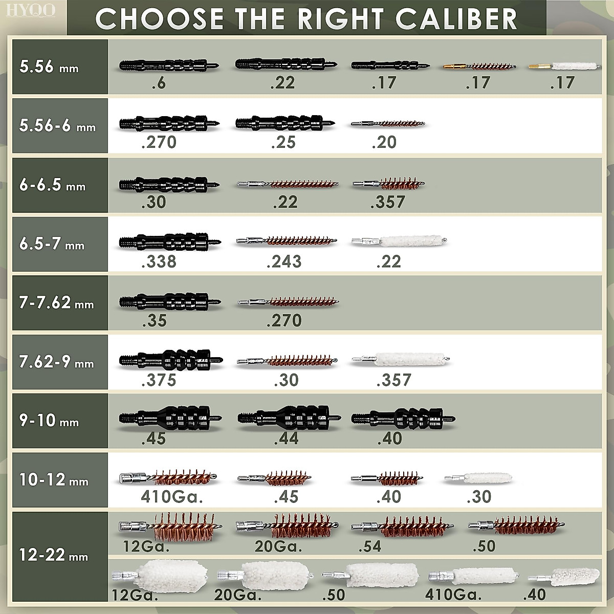 Universal Cleaning Kit with Cleaning Mat - Hand Cleaning Kits - Accessories for Men Cleaning Kit for Hunting for All Caliber