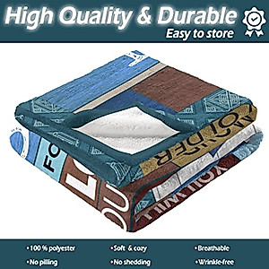 RFHBP Son Gifts from Mom, Gifts for Son from Mom, Throw Blanket 60"X50", to My Son from Mom to Son, Birthday Gifts for Son from Mom, Blankets Perfect Present Ideas for Couch All Season