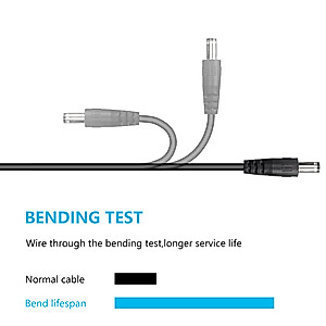 SinLoon 3.28ft USB 5V to DC 12V Converter Step Up Voltage Converter Power Cable USB to 5.5 x 2.1mm Barrel Connector DC Power Cable with 5 Connectors Adapter for Router, Mini Fan, Camera, Phone(5521)