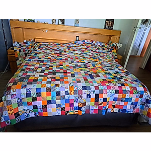 LUMANSUO 50pcs 8" x 8" Cotton Quilting Fabric Squares Fat Quarter Bundles Fabric for DIY Craft Patchwork,Floral