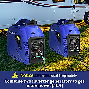 Gsuwhan 50 Amp Inverter Generator Parallel Cord, Compatible with Westinghouse Inverter Generator, 50A