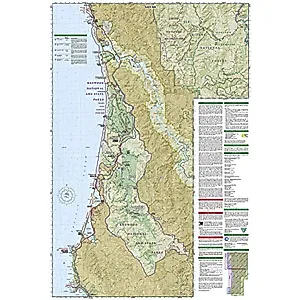 Redwood National and State Parks Map (National Geographic Trails Illustrated Map, 218)