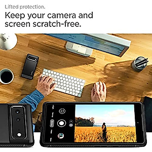 Spigen Rugged Armor Designed for Google Pixel 6 Case (2021) - Matte Black