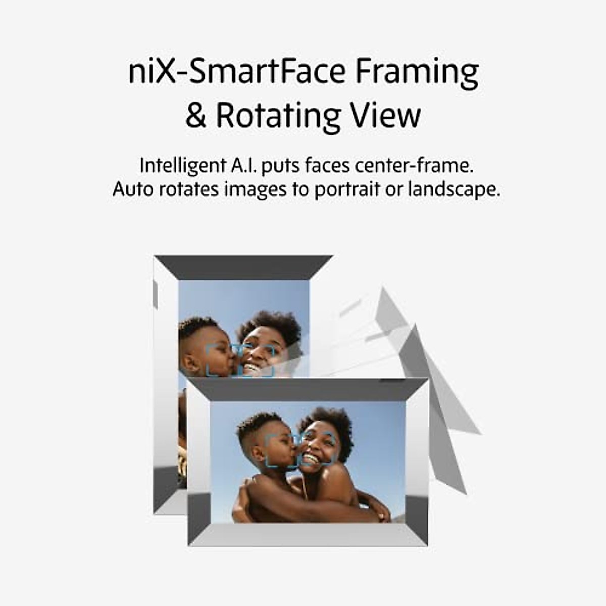 Nixplay 10.1 inch Touch Screen Digital Picture Frame with WiFi (W10K) - Polished Steel - Unlimited Cloud Photo Storage - Share Photos and Videos Instantly via Email or App - Preload Content