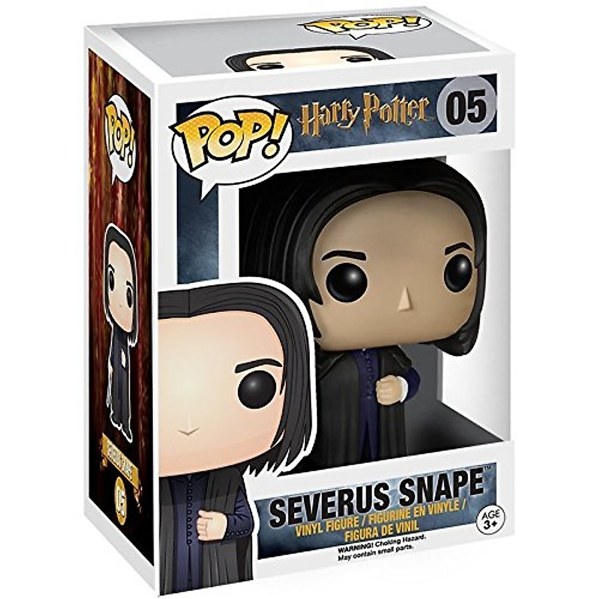 Harry Potter - Severus Snape #05 Funko Pop! Vinyl Figure (Bundled with Compatible Pop Box Protector Case), Multicolor, 3.75 inches