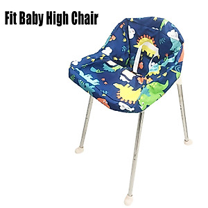 Portable Shopping Cart Cover | High Chair and Grocery Cart Covers for Babies, Kids, Infants & Toddlers ✮ Includes Free Carry Bag ✮ (Simple Dinosaur)