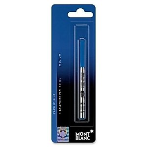 Montblanc Ballpoint Pen Refill, Medium Point, Pacific Blue Ink