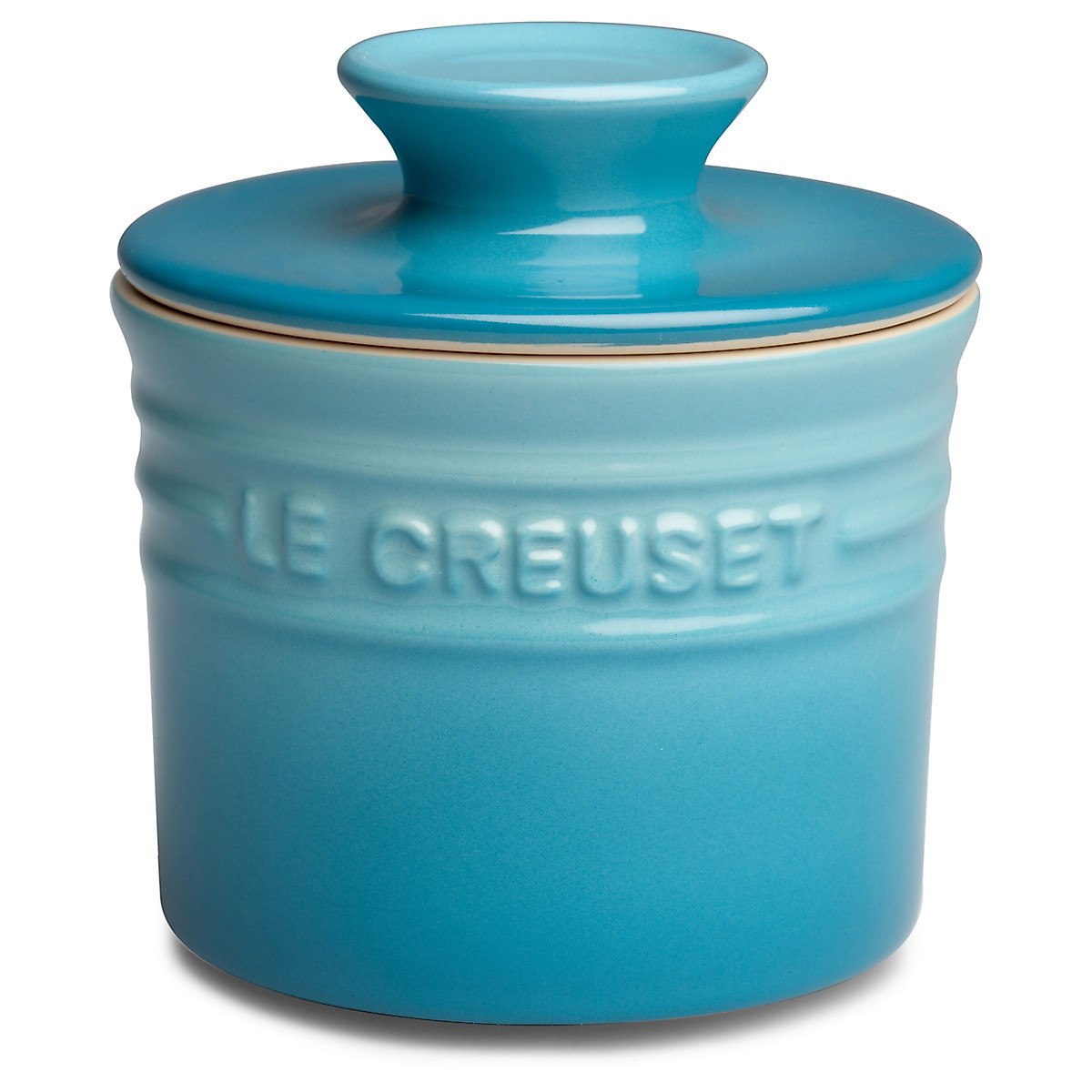 Le Creuset Stoneware Butter Crock, 6 oz., Caribbean
