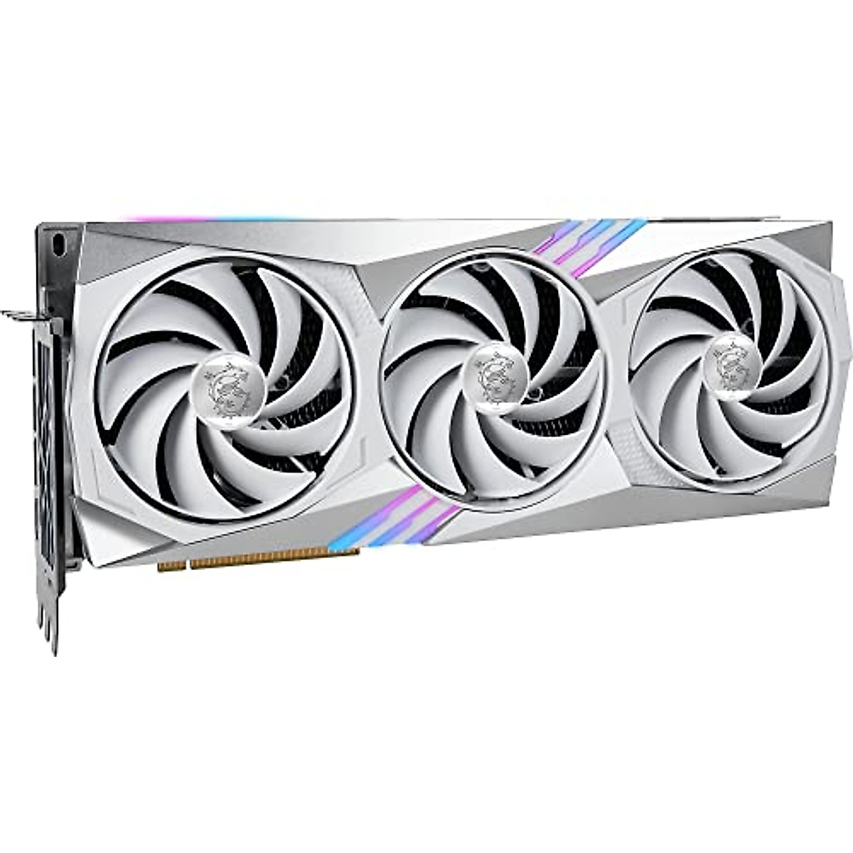 MSI Gaming GeForce RTX 4070 Ti 12GB GDRR6X 192-Bit HDMI/DP Nvlink Tri-Frozr 3 Ada Lovelace Architecture Graphics Card (RTX 4070 Ti Gaming X Trio White 12G)