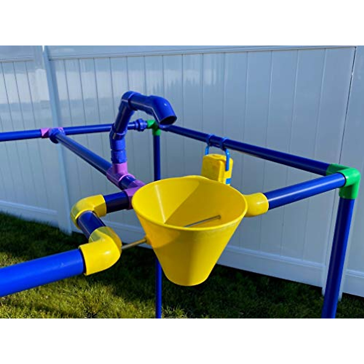 Buckets Of Fun RPBOF Sprinkler for Kids, Waterpark Splash Plastic Toy Backyard Water Park for Children & Toddlers, One Size, Multicolor