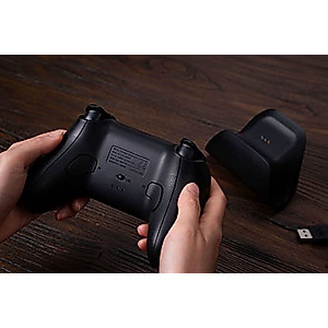 8Bitdo Ultimate Bluetooth Controller with Charging Dock, Wireless Pro Controller for Switch, Windows and Steam Deck (Black)